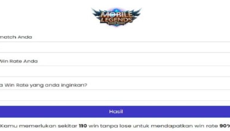 How to Calculate Winrate Mobile Legends (ML) - Esports