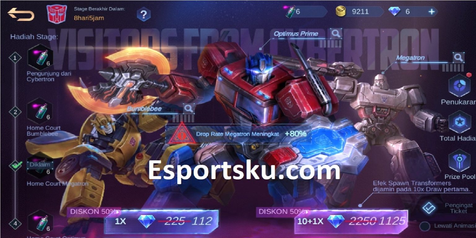 Tips for getting cheap Granger Megatron Transformers Skin in Mobile ...