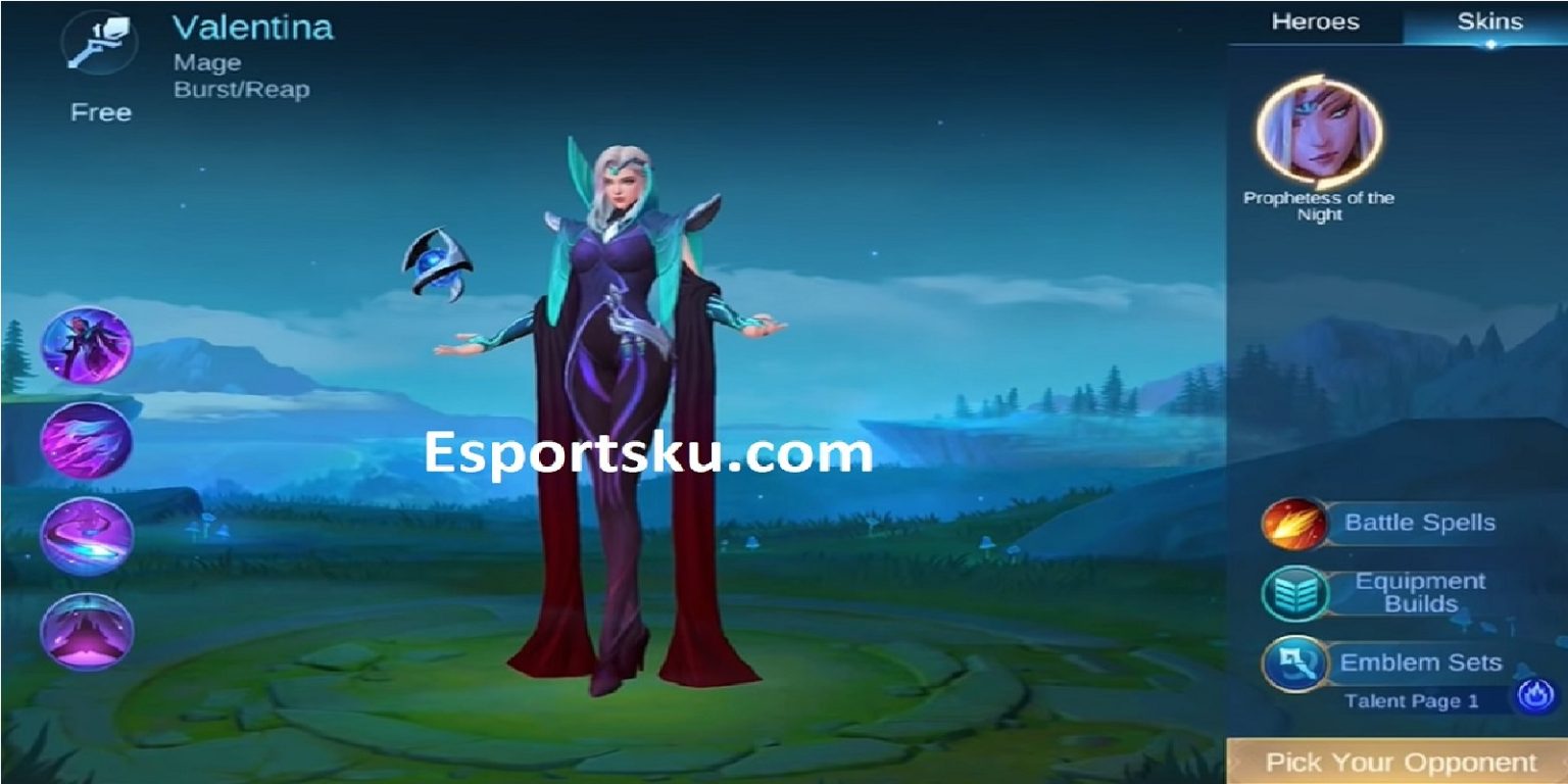 How to get Valentina Mobile Legends skin (ML) - Esports