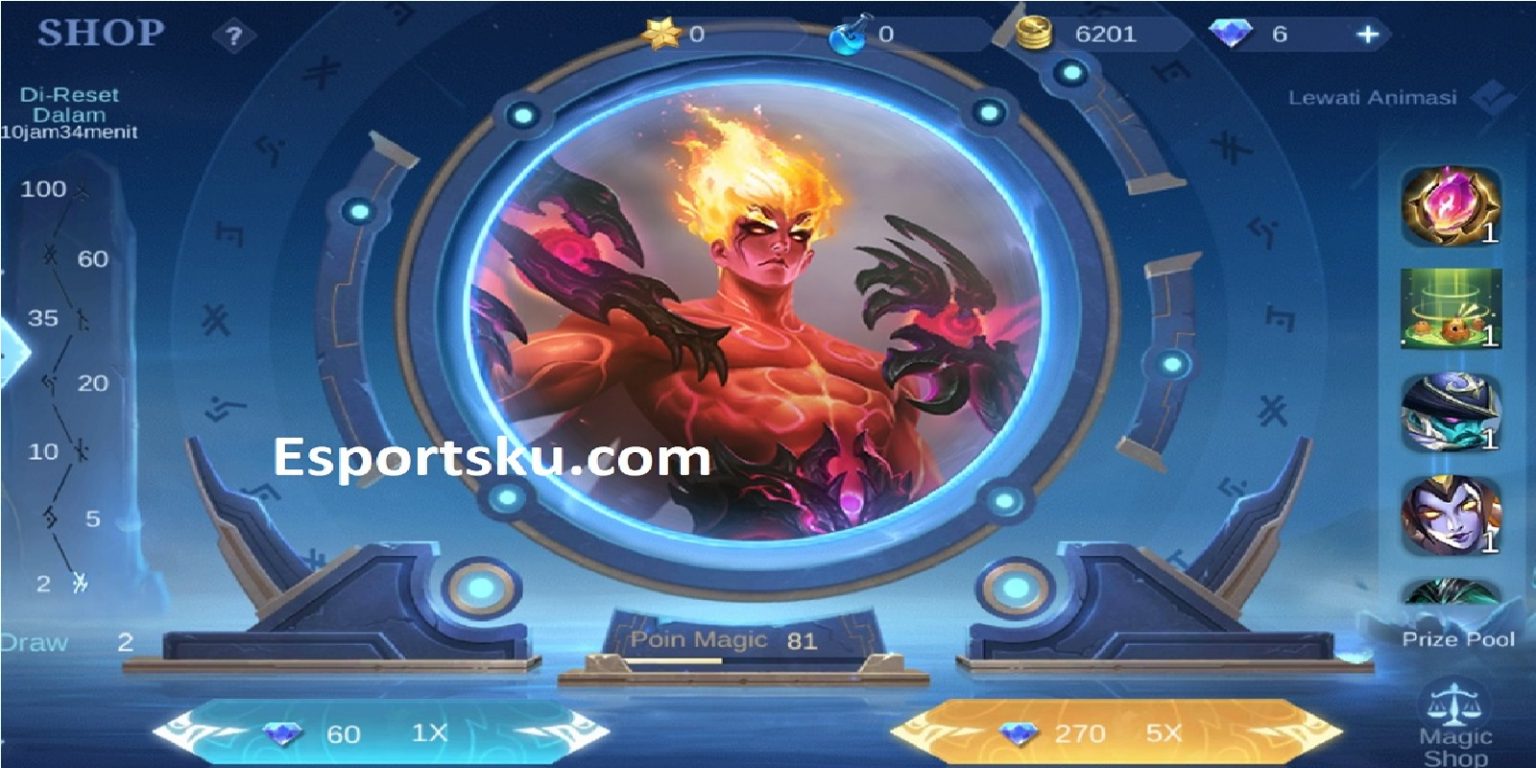 Mobile Legends Milestone Magic Wheel Prize (ML) - Esports