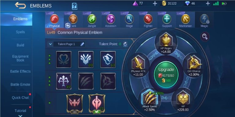 9 Best Emblems and Emblem Functions in Mobile Legends! (ML) - Esports