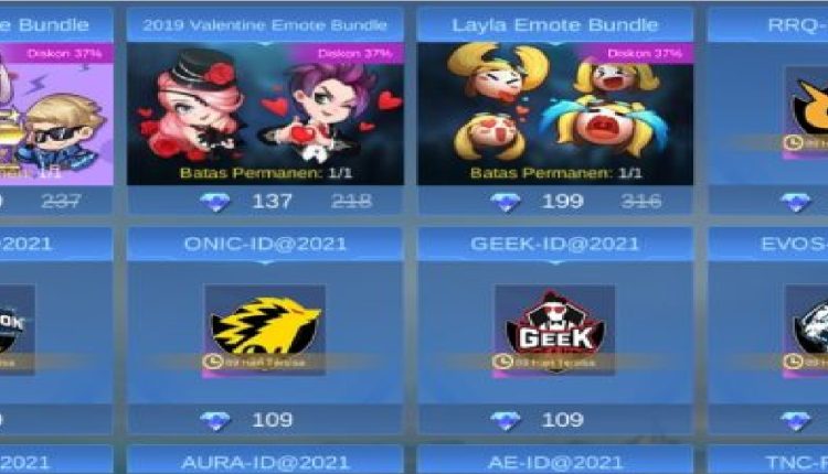 How to Get Esports Team Battle Emoji Mobile Legends (ML) - Esports