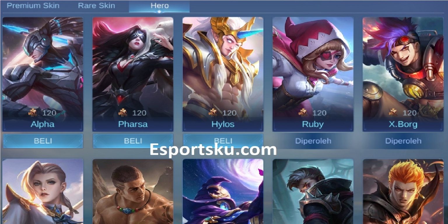 Hero Fragment Shop November 2021 Mobile Legends (ML) - Esports
