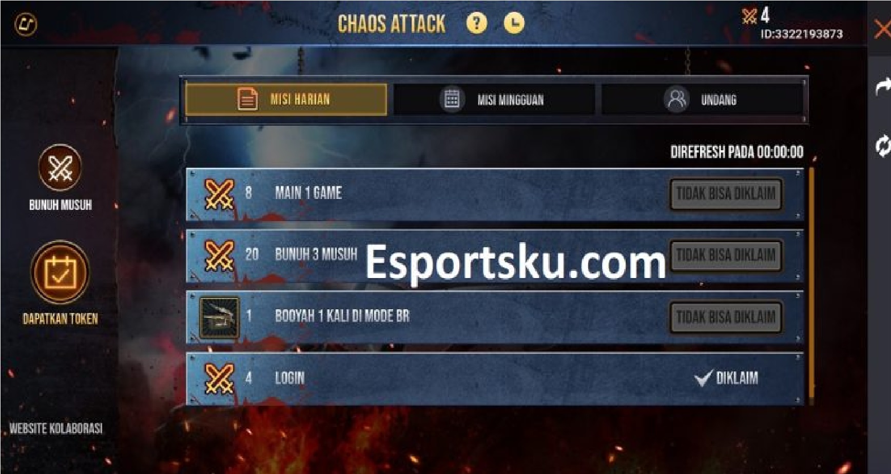 How to Collect the Chaos Token in Free Fire (FF) - Esports