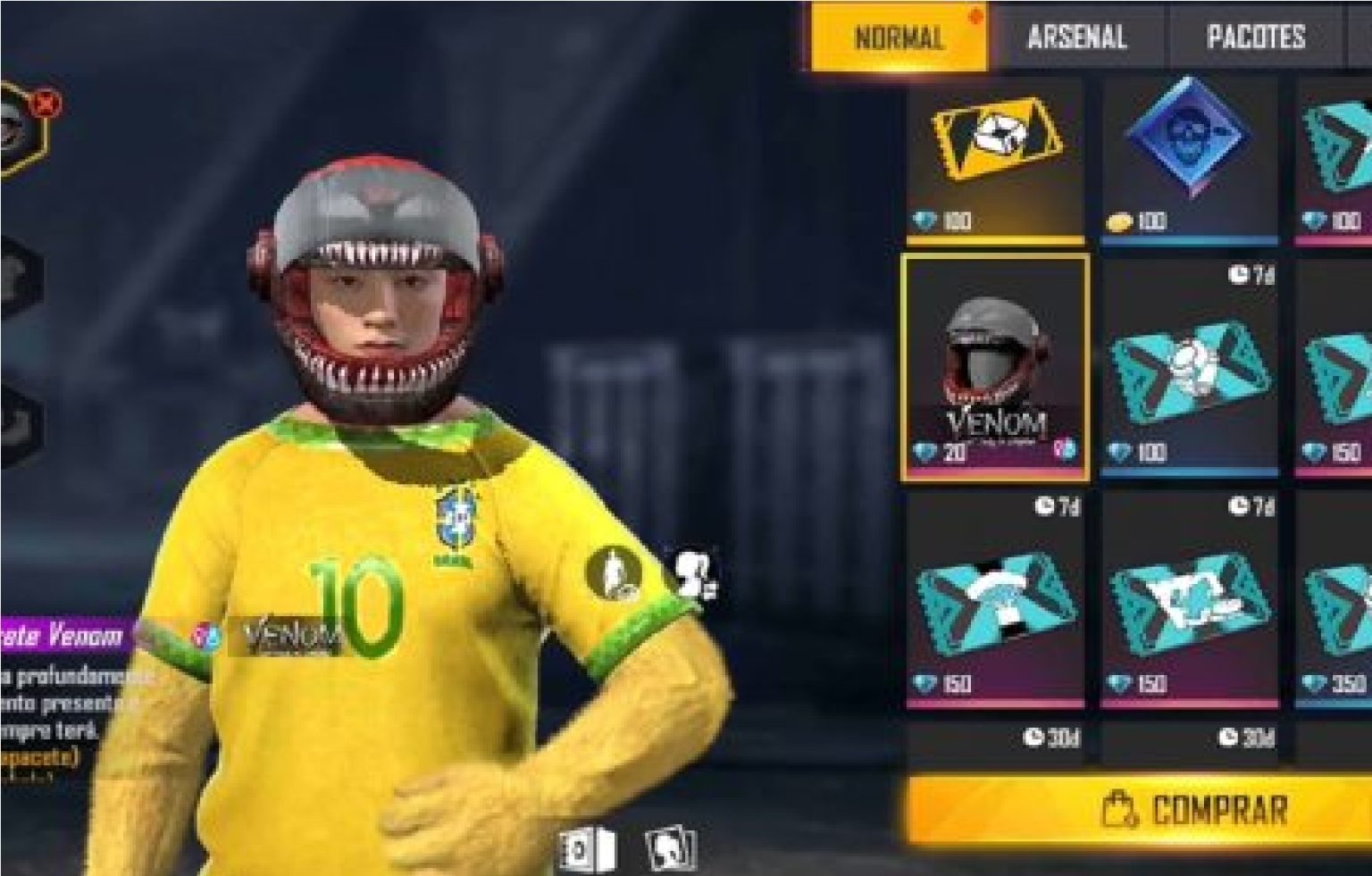 How to Get the Venom Helmet in Free Fire (FF) - Esports