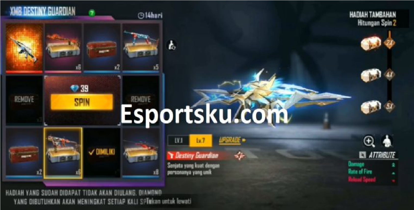 How to Get the Destiny Guardian XM8 in Free Fire (FF) - Esports