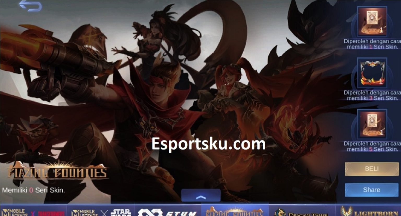 14 Newest Mobile Legends Squad Skins (ML) - Esports