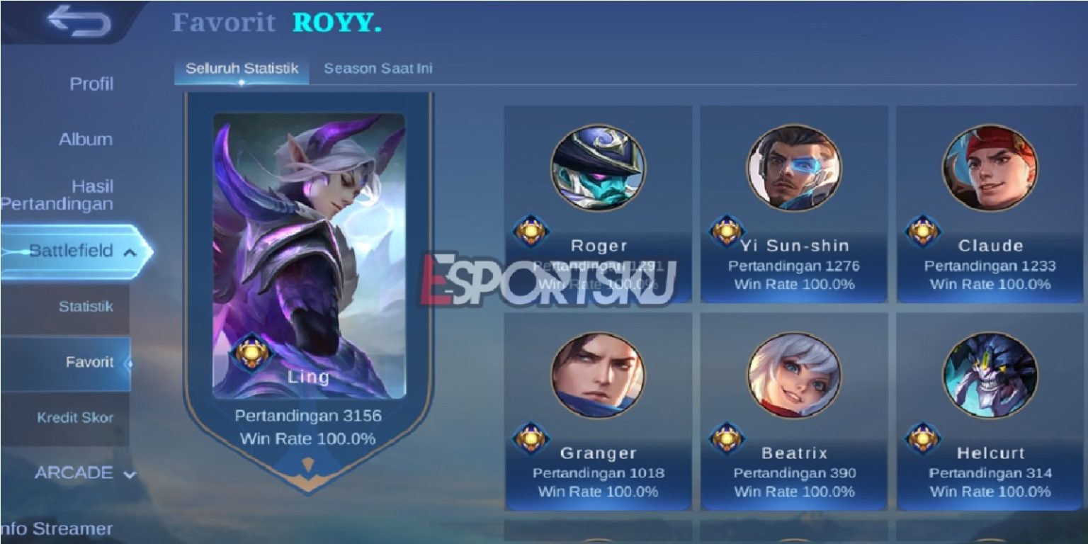 Mobile Legends (ML) Players Have Thousands of Matches With a 100% Win ...