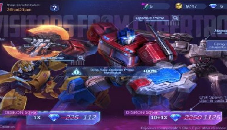 Transformers Mobile Legends (ML) Event Until When? - Esports