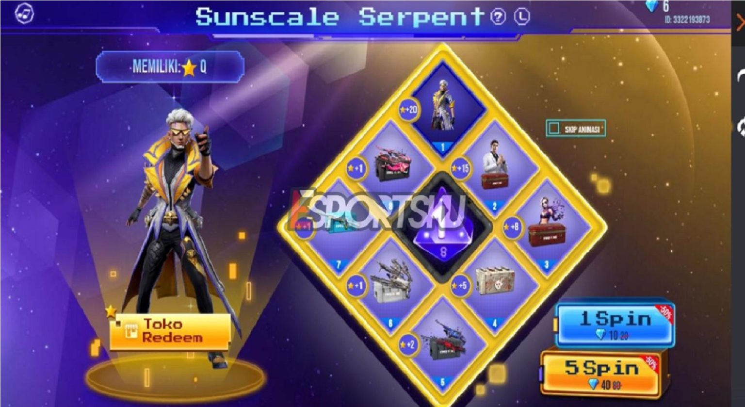 How to Obtain the Sunscale Serpent Bundle in Free Fire (FF) - Esports