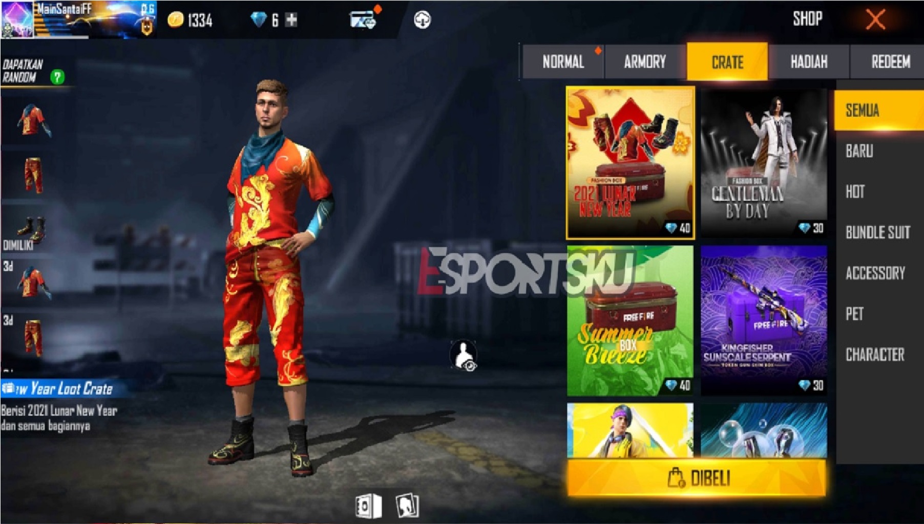 How to Get 2021 Lunar Loot Crate in Free Fire (FF) - Esports