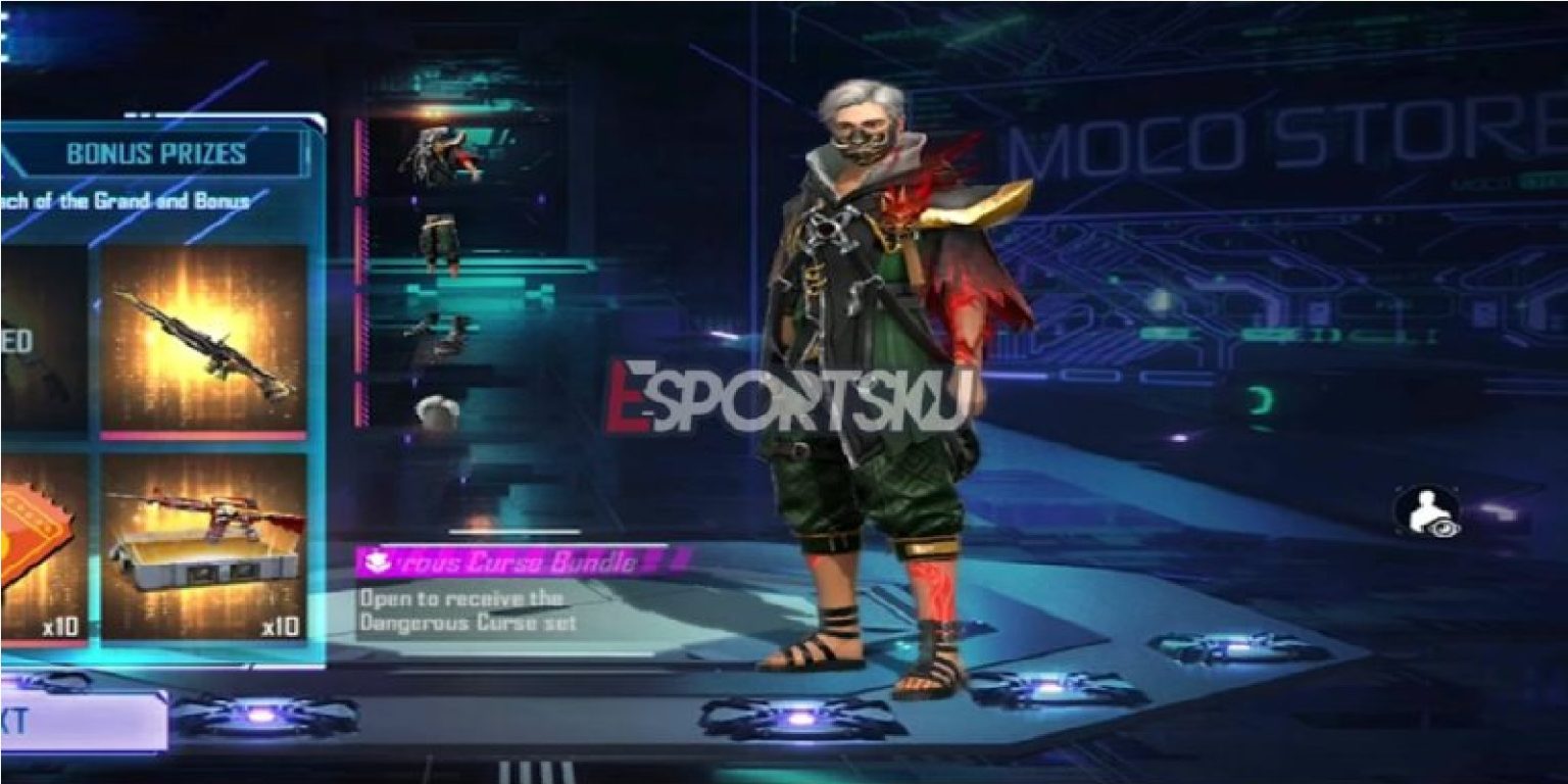 How to Get Dangerous Curse Bundle Free Fire (FF) - Esports