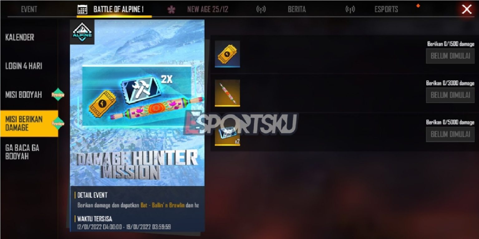 How to Get Bat Ballin n Brawlin Skin Free Fire (FF) - Esports
