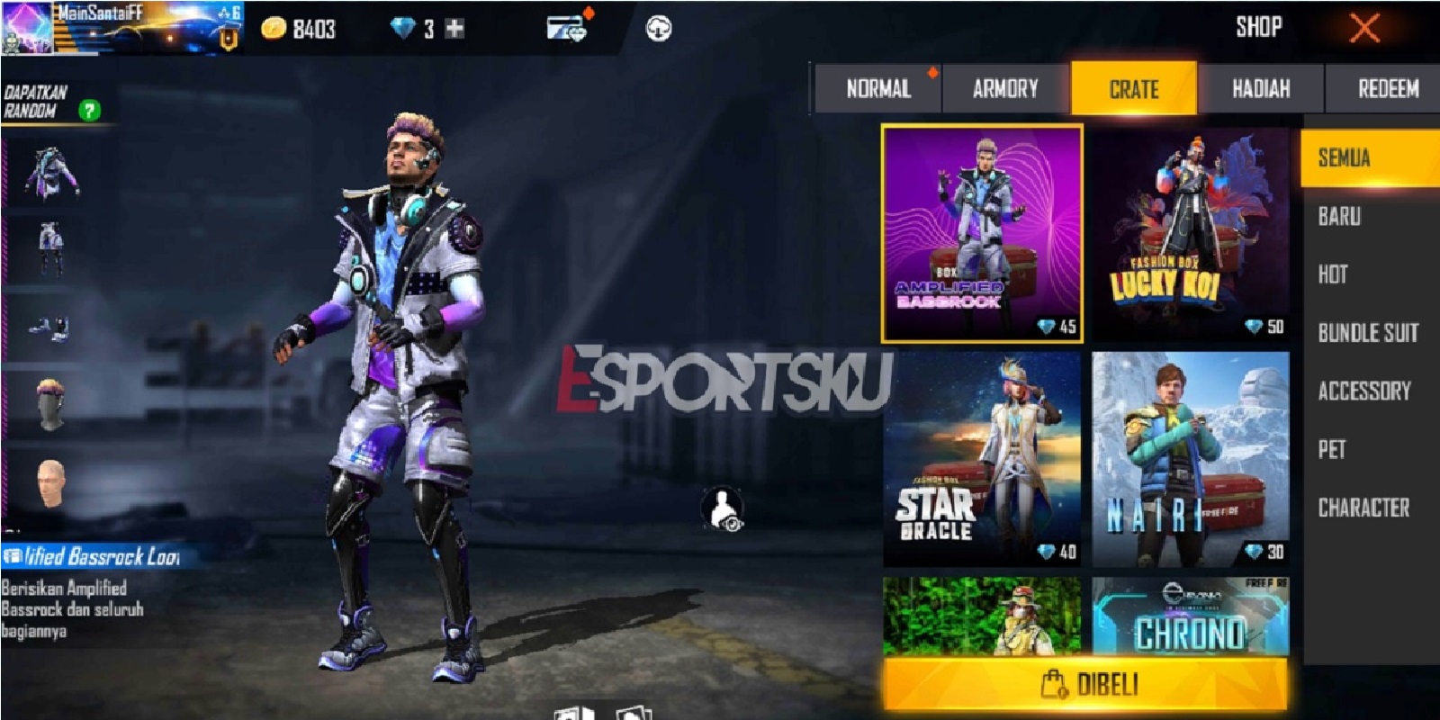 How to Get Amplified Loot Crate Free Fire (FF) - Esports