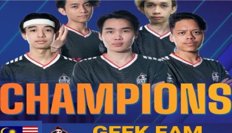 Geek Fam Malaysia Wins SEA EC 2021 PUBG Mobile (PUBG) - Esports