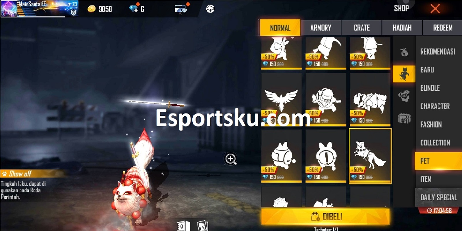 The 5 Best Pets for K Free Fire (FF) Characters Esportsku Version - Esports