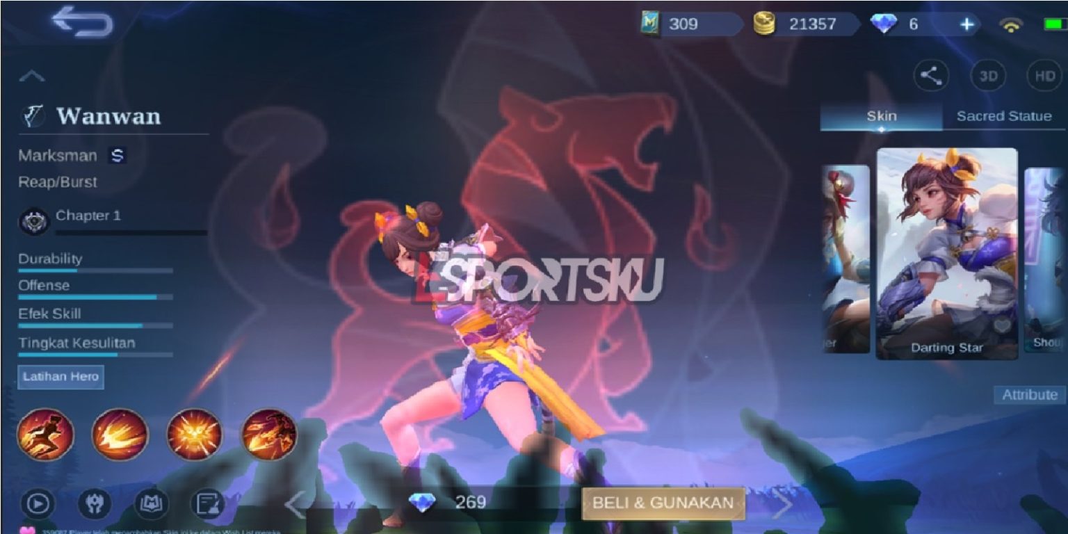 6 Best Wanwan Skins Mobile Legends (ML) - Esports