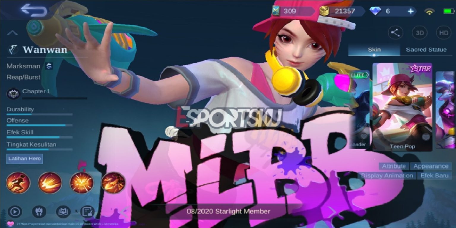 6 Best Wanwan Skins Mobile Legends (ML) - Esports