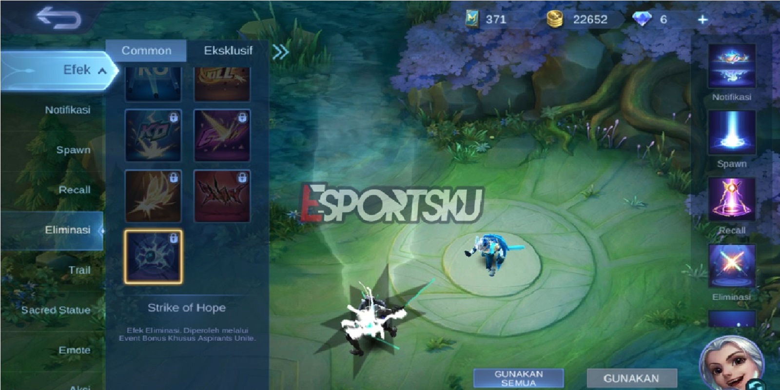 How to Get Strike Of Hope Elimination Effect in Mobile Legends (ML ...