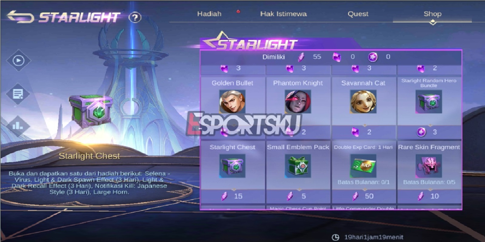 How to Get Starlight Chest in Mobile Legends (ML) - Esports