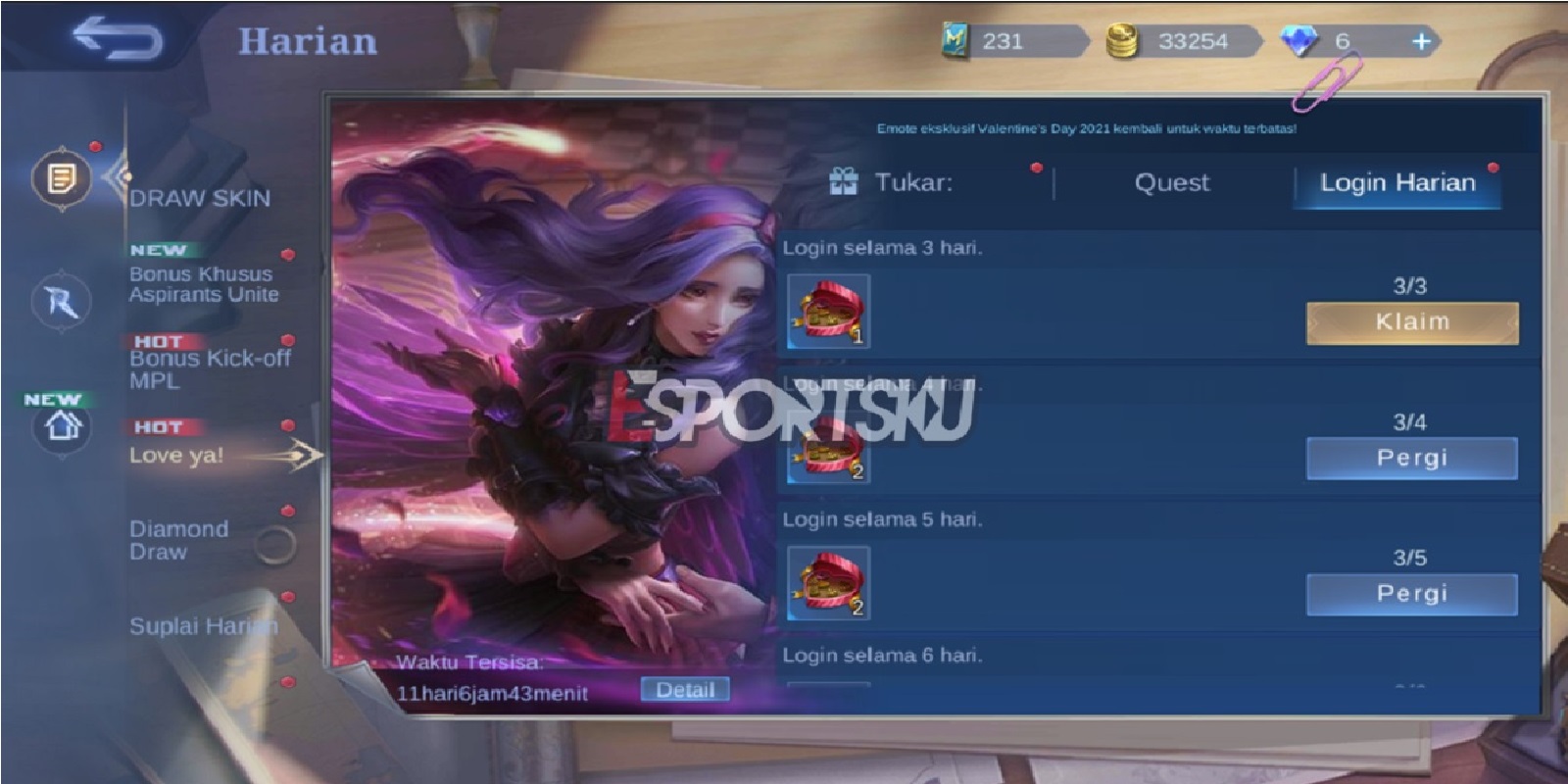 How to Get the Love Chocolate Token Mobile Legends (ML) - Esports