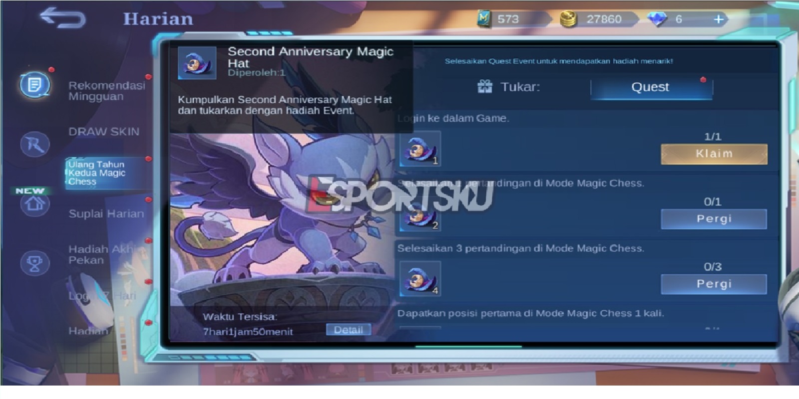 How to Get Magic Hat Second Anniversary Token Mobile Legends (ML) - Esports