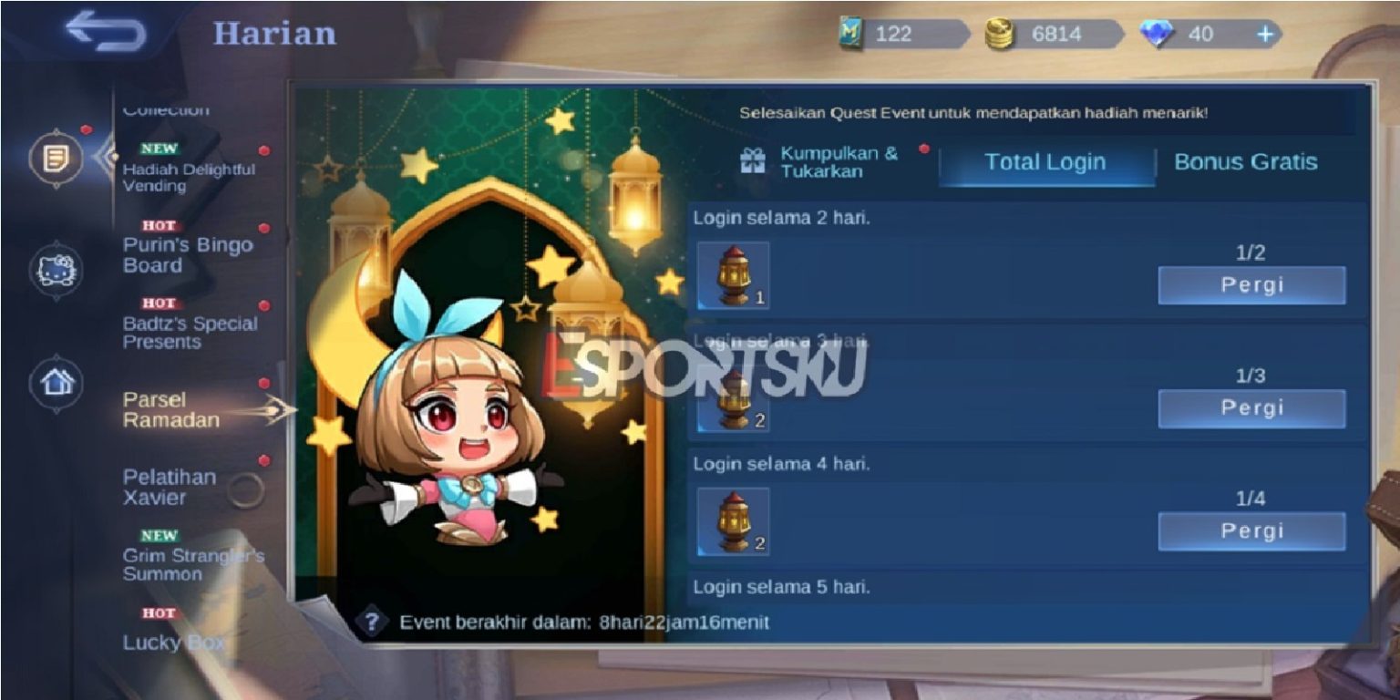 How to Get Ramadan Lantern Tokens 2022 Mobile Legends (ML) - Esports