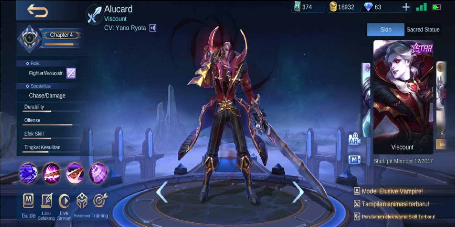 Starlight Skin May 2022 Mobile Legends (ML) - Esports