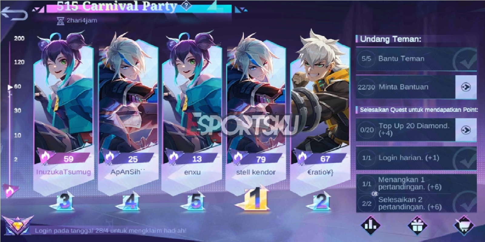 When can the Yellow Diamond M-World Be used In Mobile Legends ? (ML ...