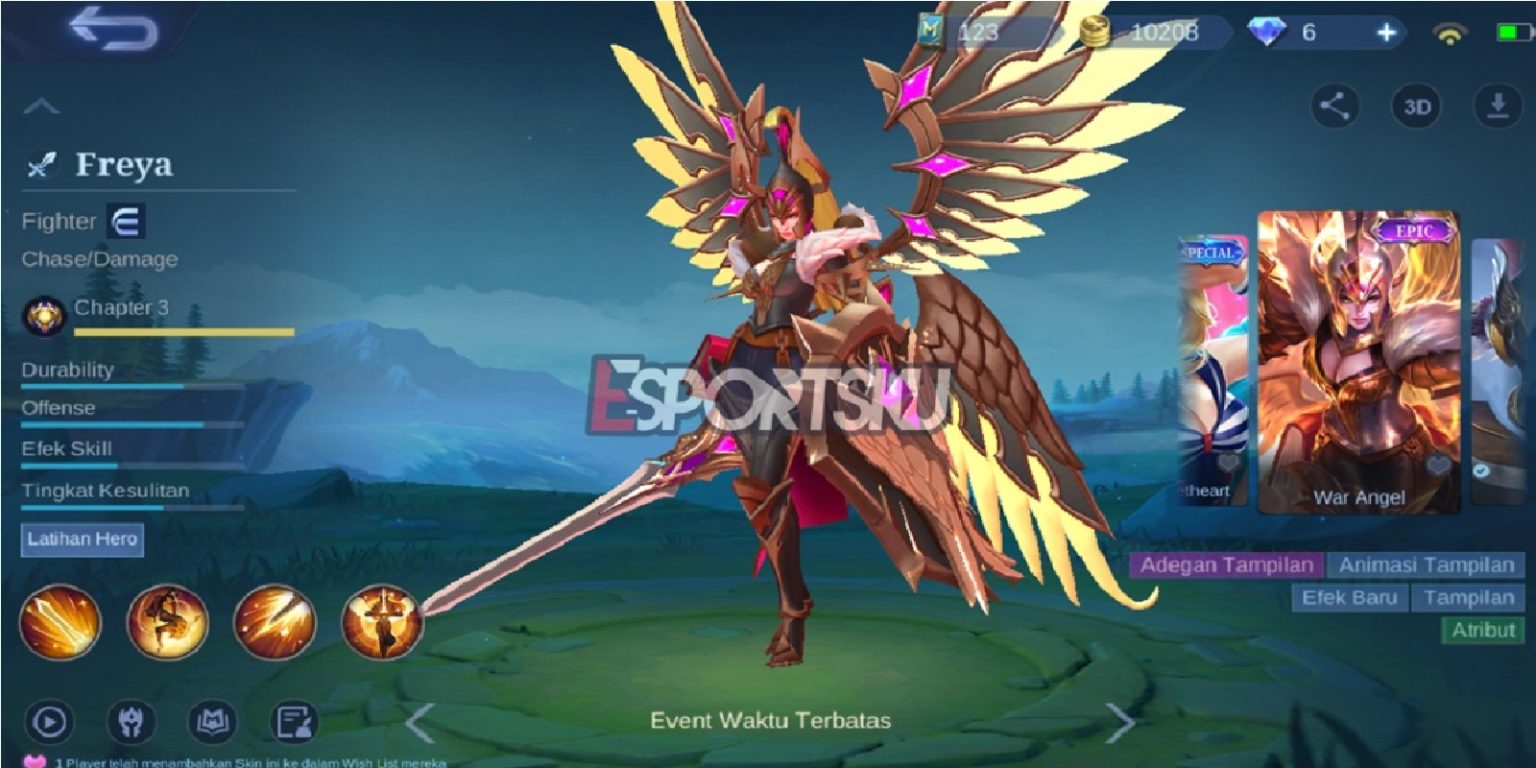 Freya War Angel Skin Get Revamped in Mobile Legends (ML) - Esports