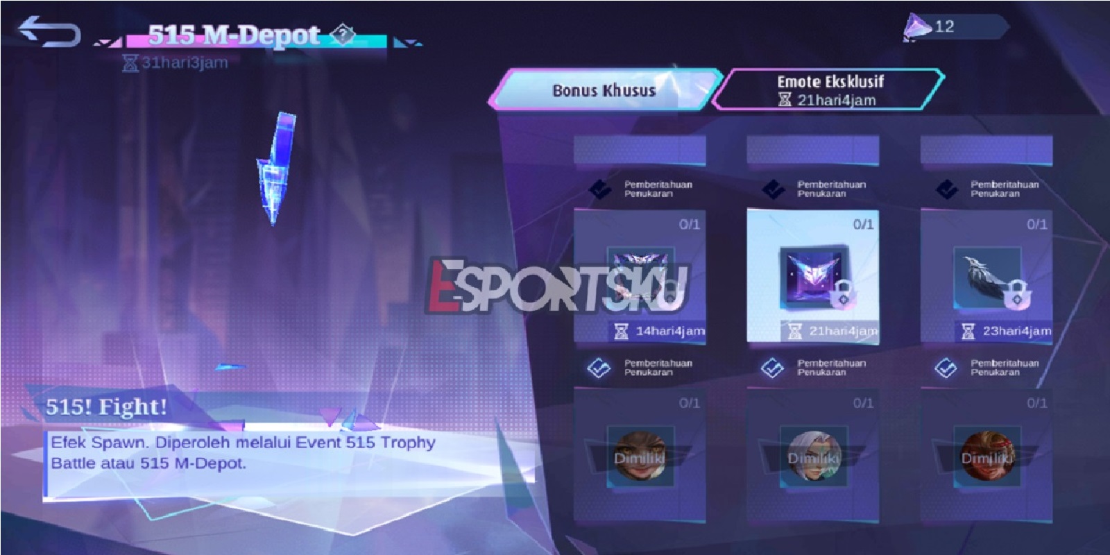 How to Get Spawn Effect 515 Fight Mobile Legends (ML) - Esports