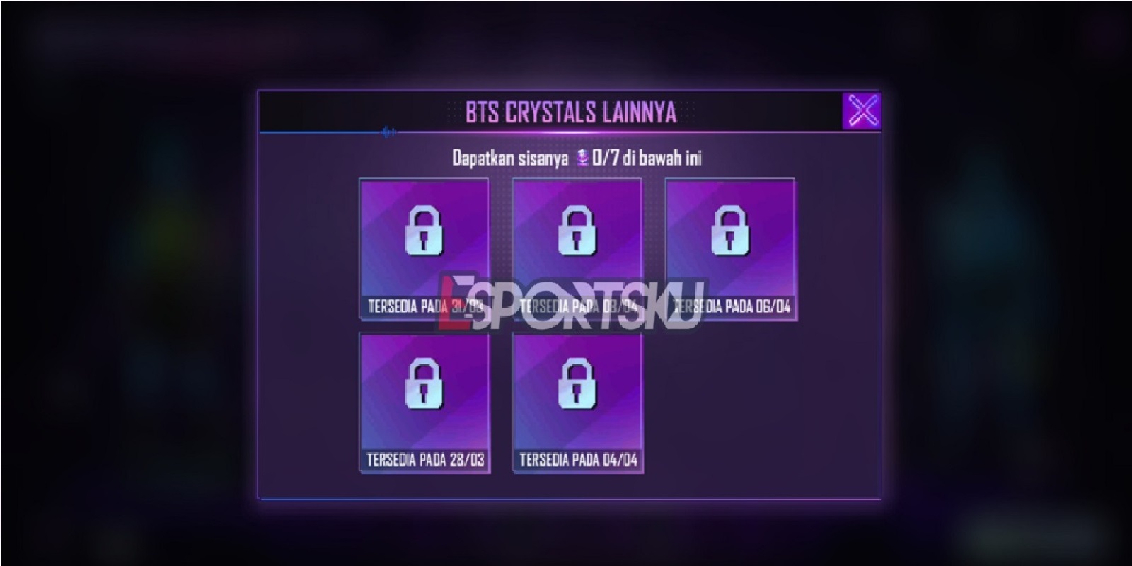 How to get BTS Crystal Free Fire (FF) - Esports