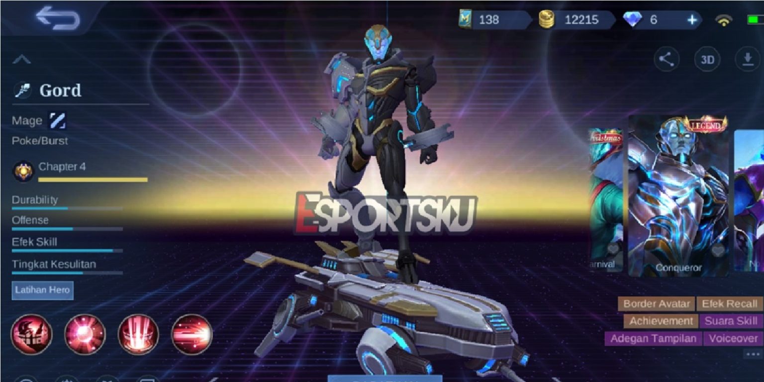 Gord Conqueror Skin Get Revamped in Mobile Legends (ML) - Esports