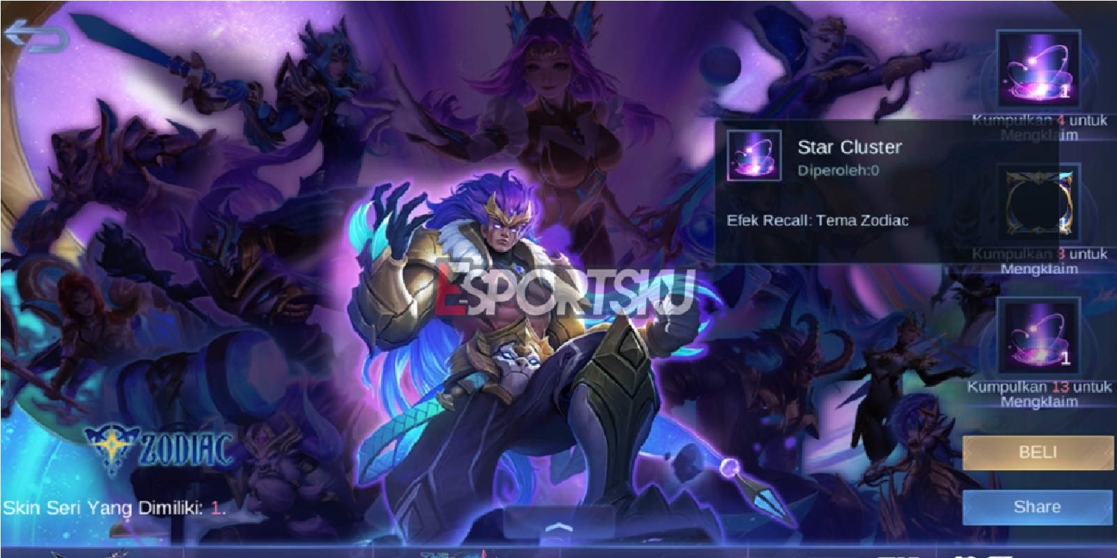 How to Get the Star Cluster Recall Effect in Mobile Legends (ML) - Esports