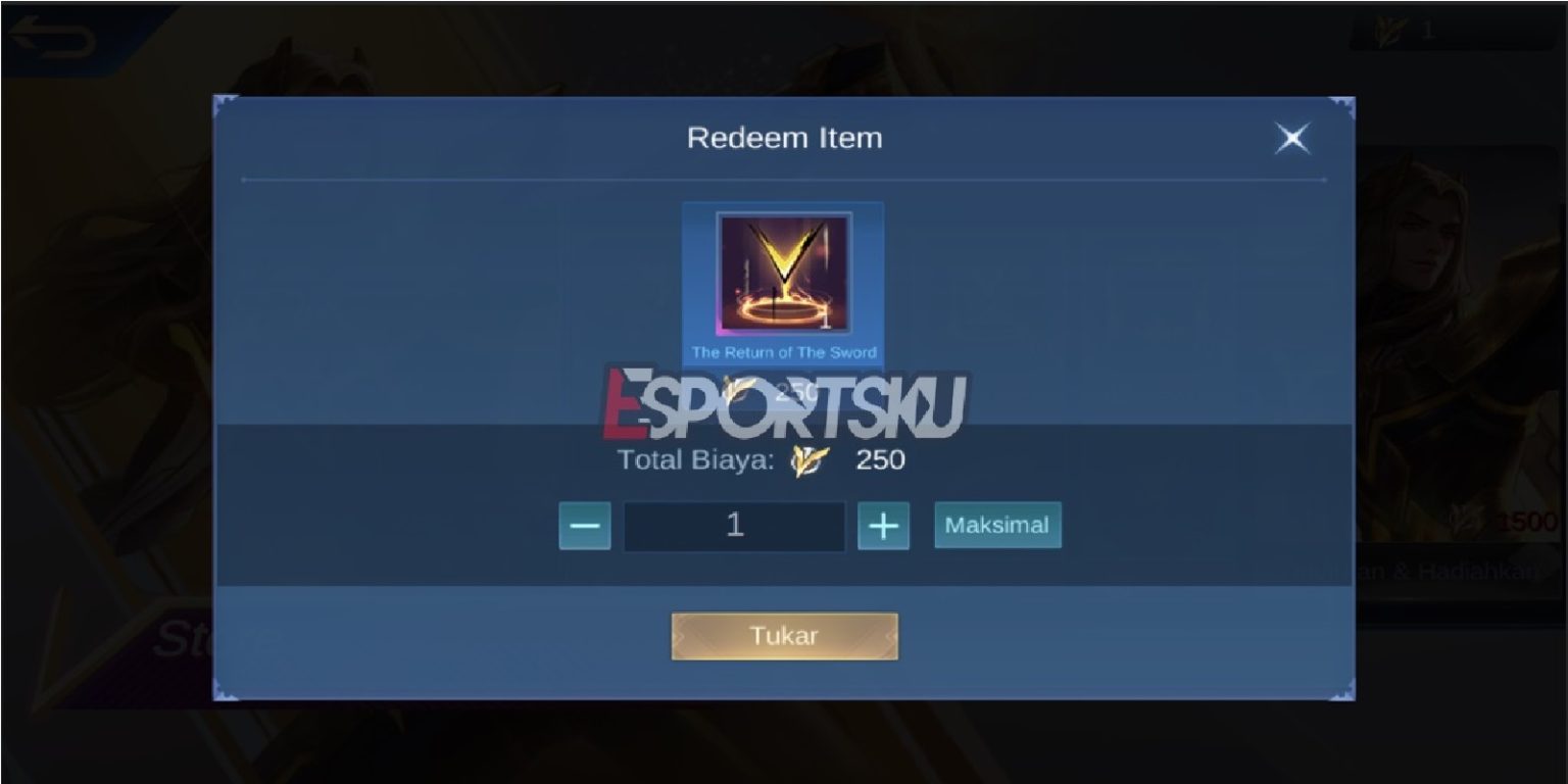 How to Get the Sword Series Recall Effect Mobile Legends (ML) - Esports