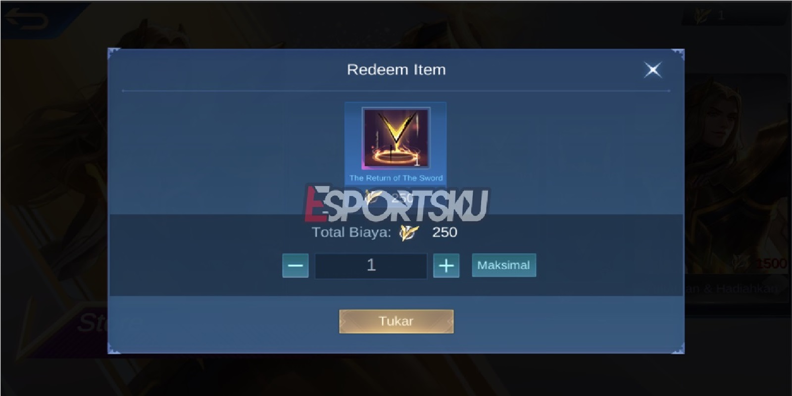 How to Get the Sword Series Recall Effect Mobile Legends (ML) - Esports