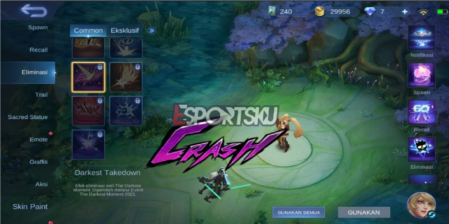 How to Get the Darkest Takedown Elimination Effect Mobile Legends (ML ...