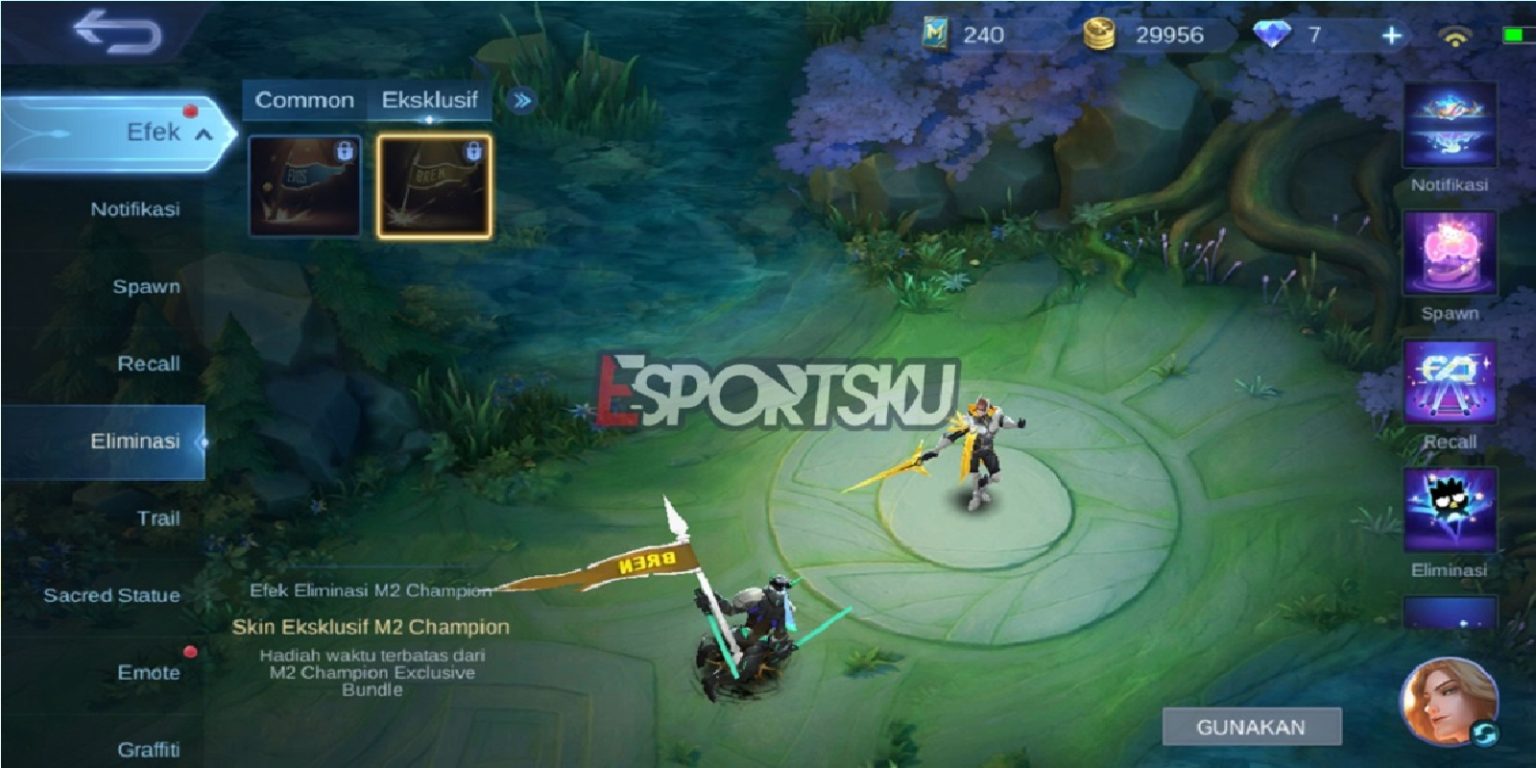 How to Get the M2 Champion Elimination Effect Mobile Legends (ML) - Esports