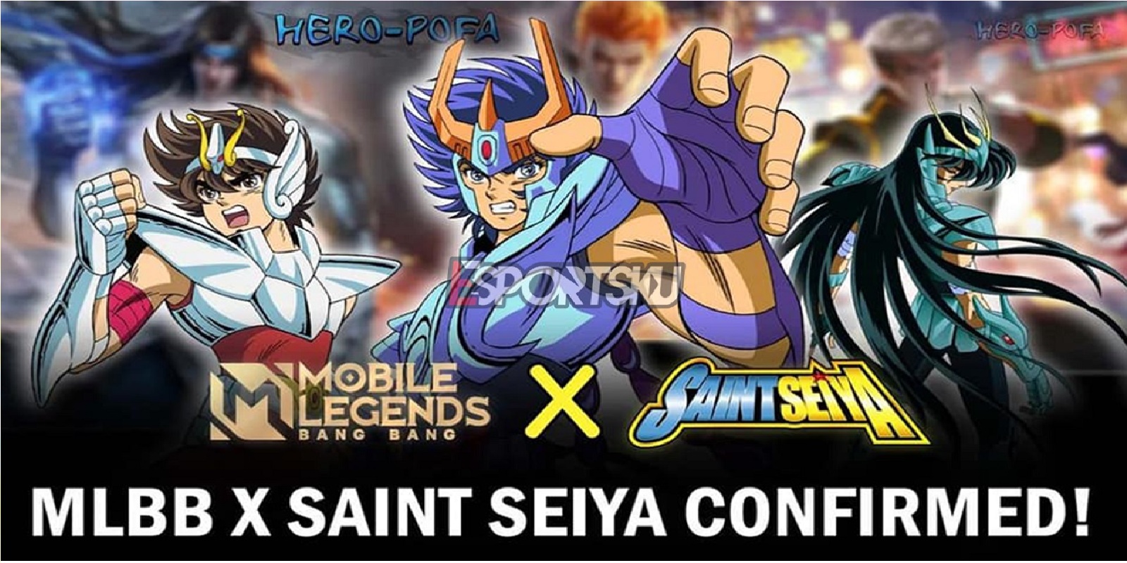 Mobile Legends (ML) x Saint Seiya , First Anime Collaboration! - Esports