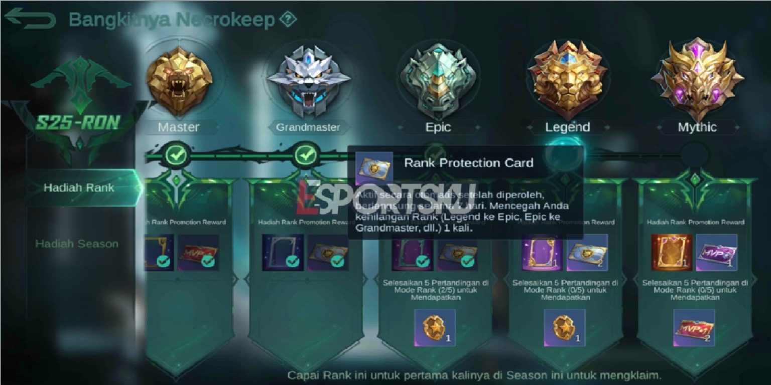 How to Get Rank Protection Card Mobile Legends (ML) - Esports