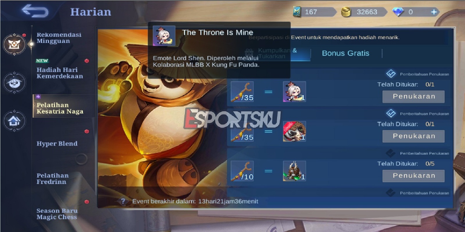 How to Get Battle Emote Lord Shen Mobile Legends (ML) - Esports