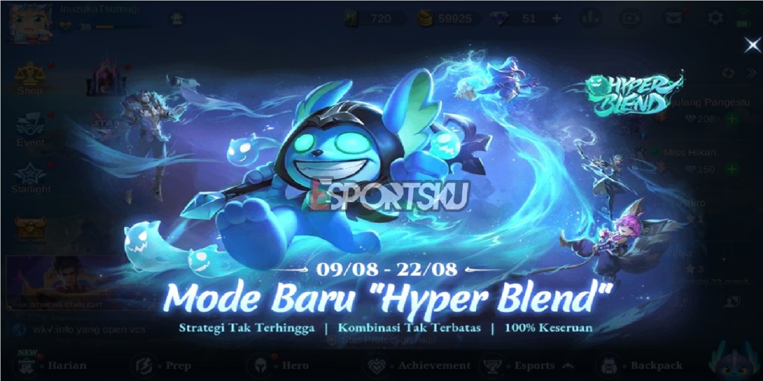 Hyper Blend Mode Release Date Mobile Legends (ML) - Esports