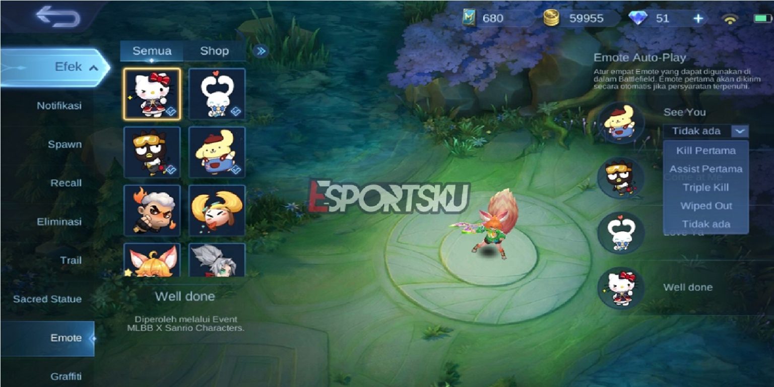 How to Set Auto Play Emote Mobile Legends (ML) - Esports
