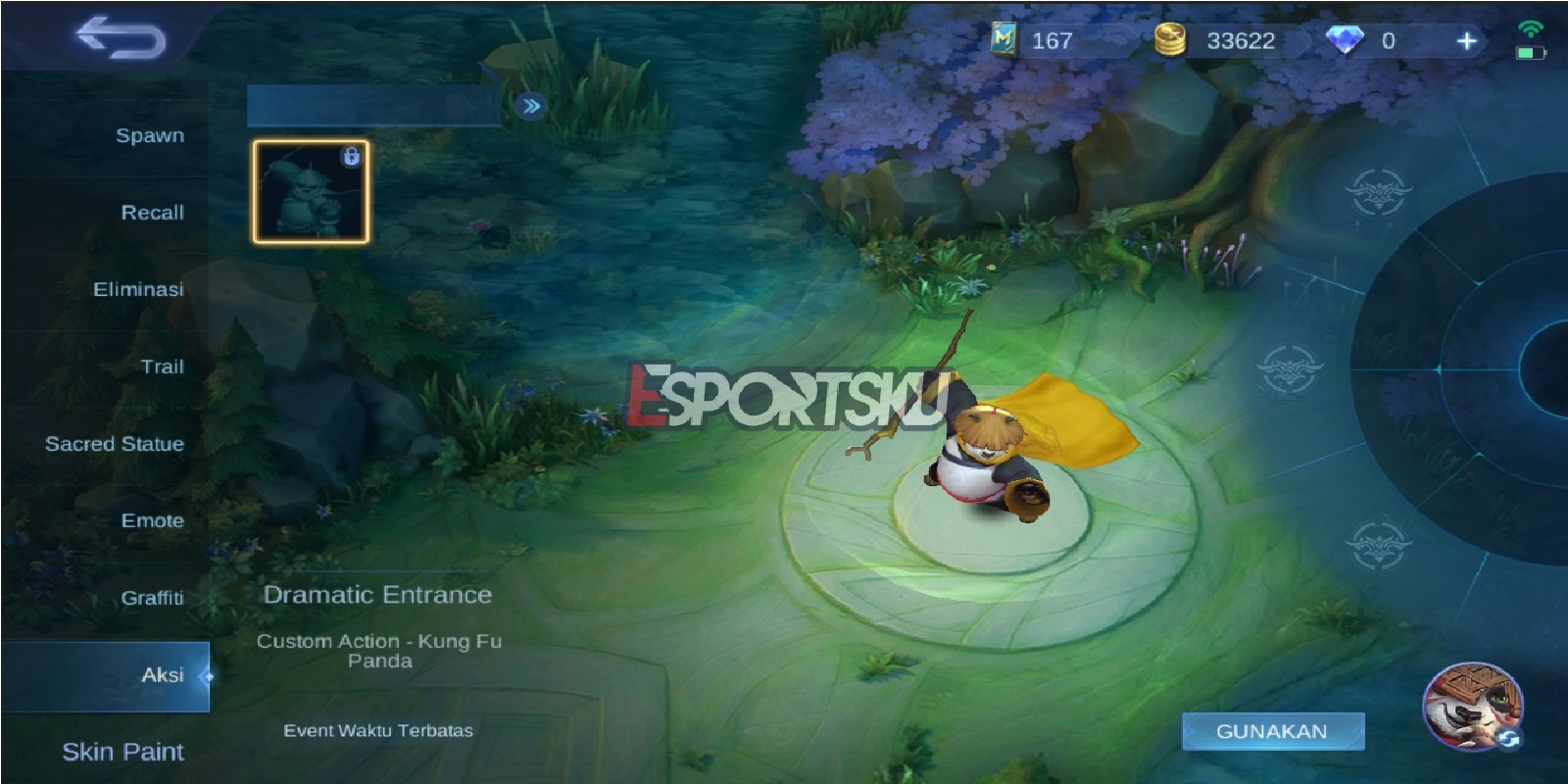 How to Get Dramatic Entrance Action Emote Mobile Legends (ML) - Esports