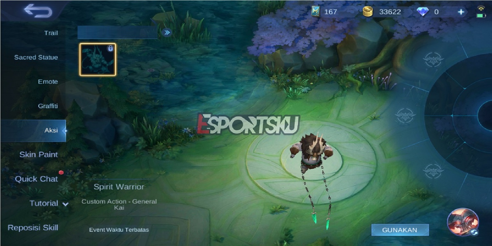 How to Get Spirit Warrior Action Emote Mobile Legends (ML) - Esports