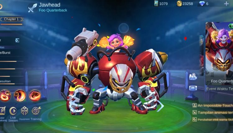 Price Skin Jawhead Foo Quarterback Elite Mobile Legends (ML) - Esports