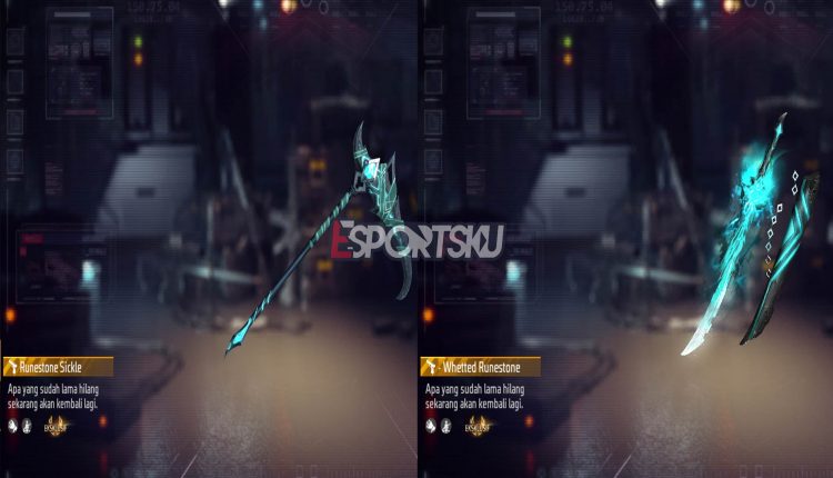 How to Get Scythe and Katana Skin Runestone Free Fire (FF) - Esports