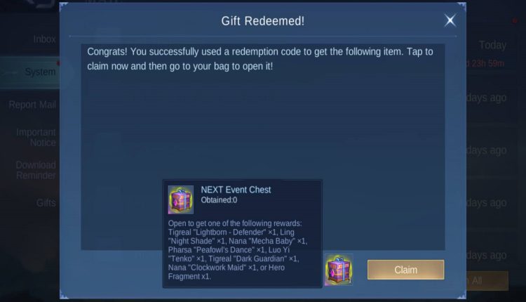 How to Get the Next Event Chest Mobile Legends (ML) - Esports