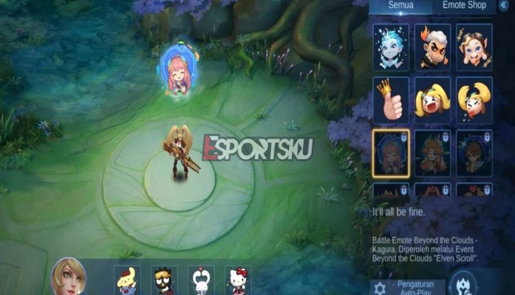 5 Ways To Get Battle Emote Kagura Beyond The Cloud Mobile Legends (ML ...