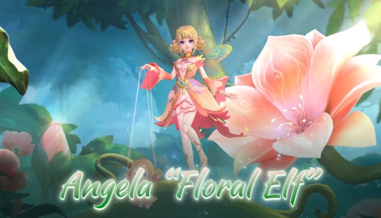 Appearance of Skin Collector Angela Floral Elf Mobile Legends (ML ...